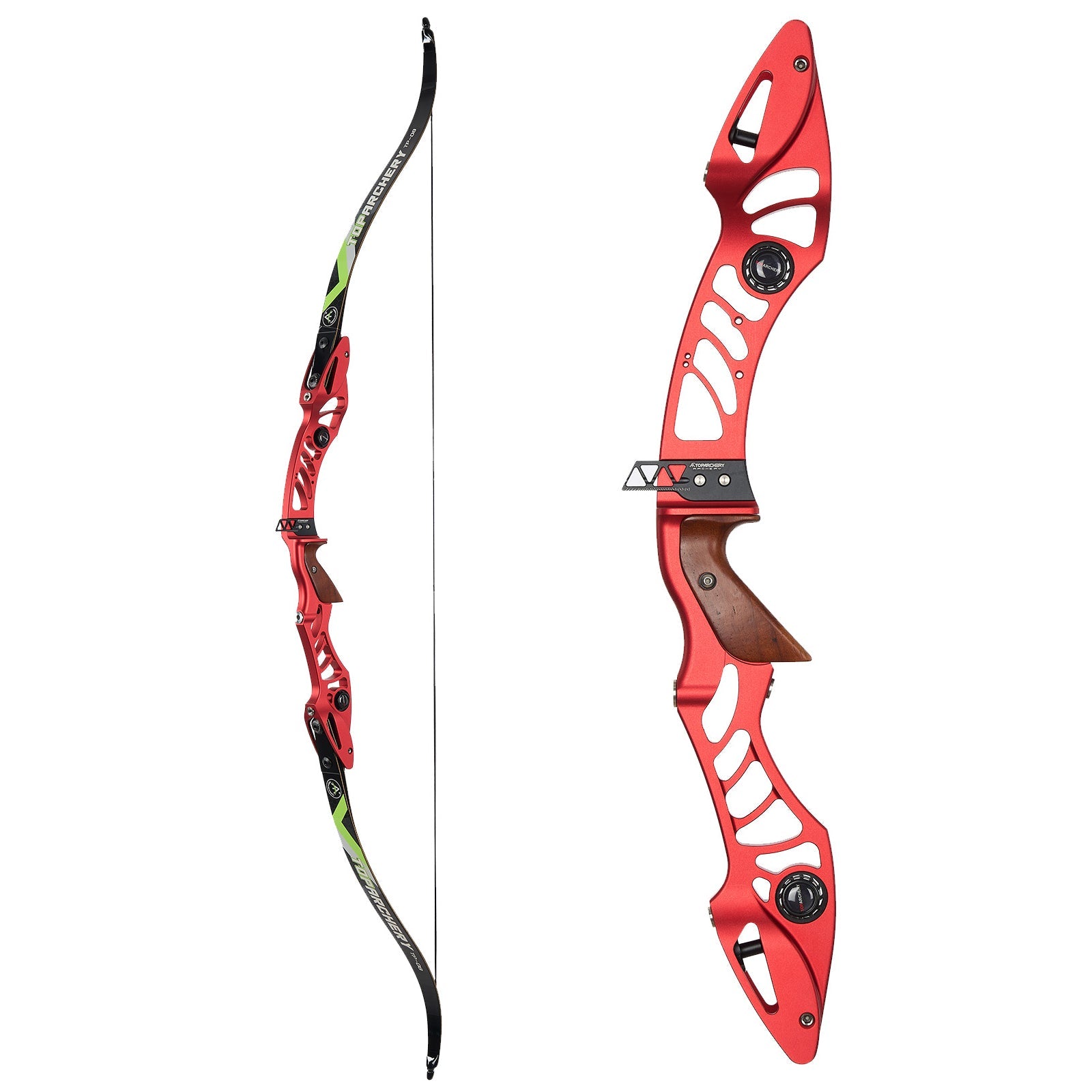 68" TopArchery Carbon Limbs CNC Riser Recurve Bow Takedown Competition ...