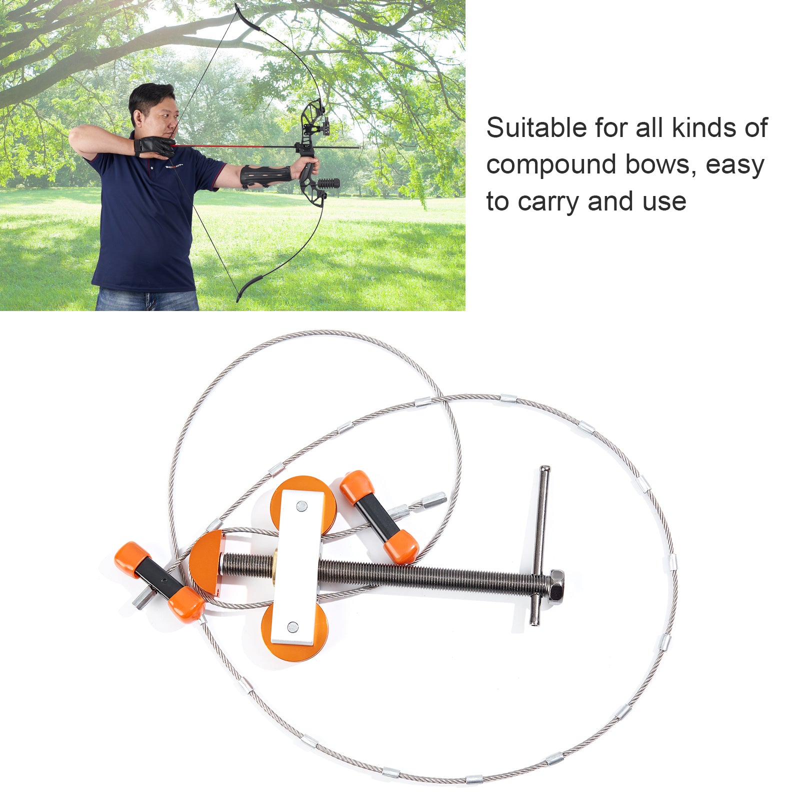 TopArchery Portable Bow Press Archery Compound Bow Quad Limb Brackets ...