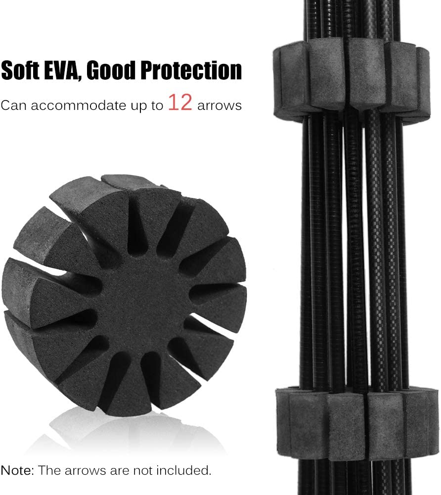 Huntingdoor Archery Arrow Tubes Telescopic Holder Back Quiver Case Car ...